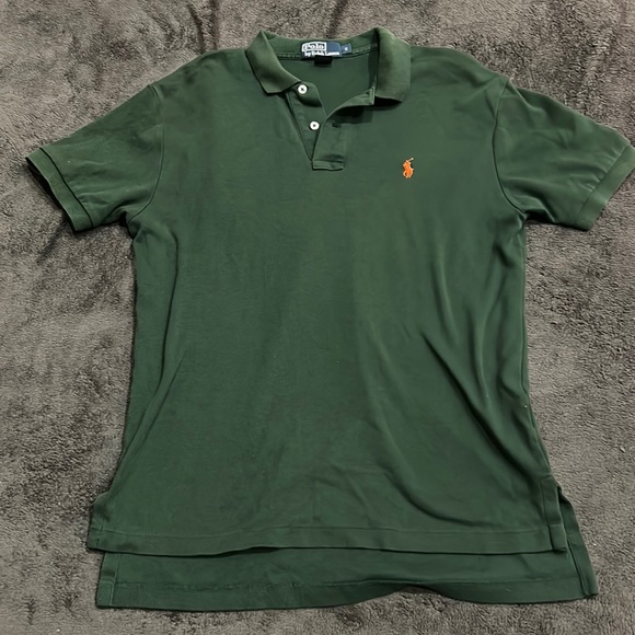 Polo Ralph Lauren | Shirts | Mens Dark Green Ralph Lauren Polo Collared Short Sleeve Top | Poshmark